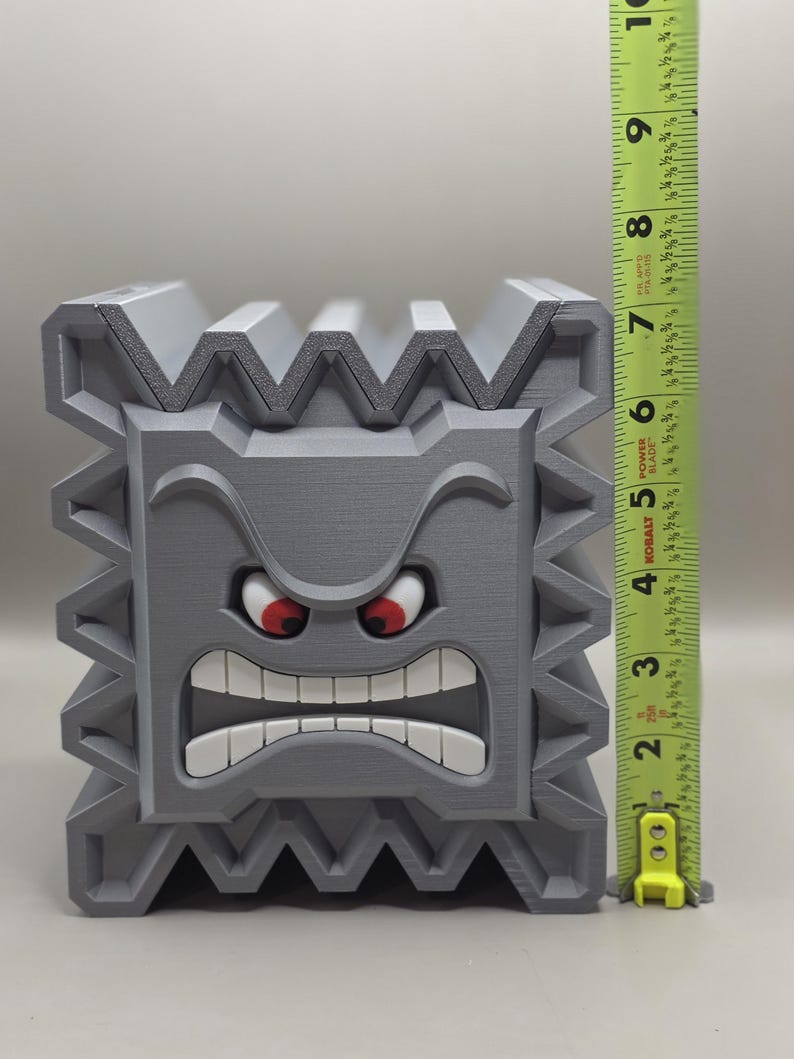Super Mario Thwomp Container: 3D Printed Gamer Desk Organizer - Etsy