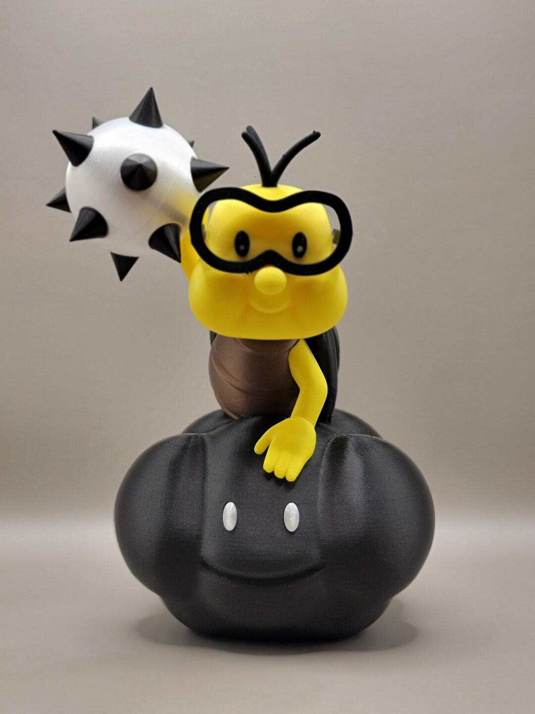 Super Mario Dark Lakitu Action Figure – Detailed Collectible, Iconic ...
