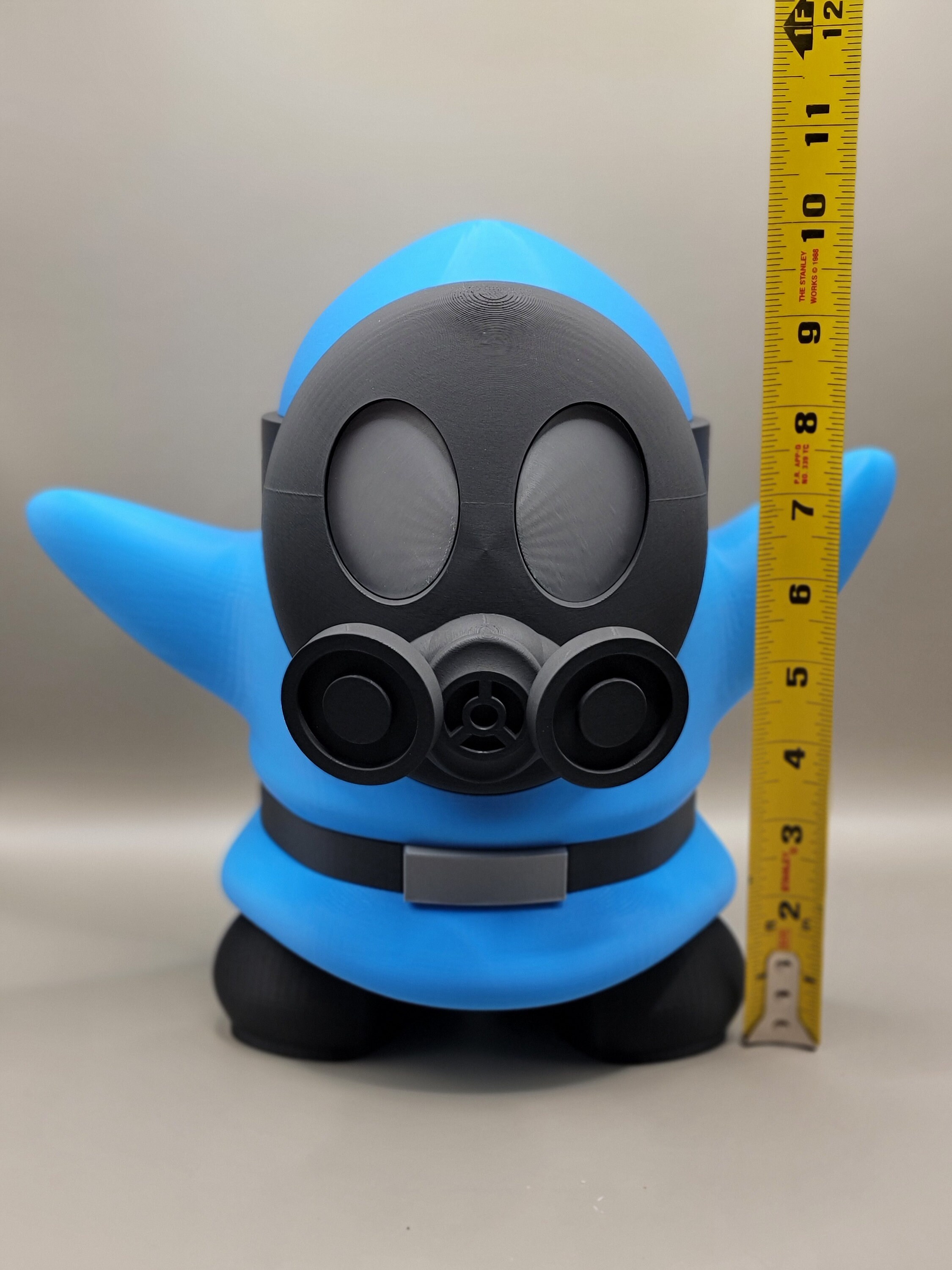 Blue Super Mario Shy Guy W/ Gas Mask Action Figure Collectible Nintendo ...
