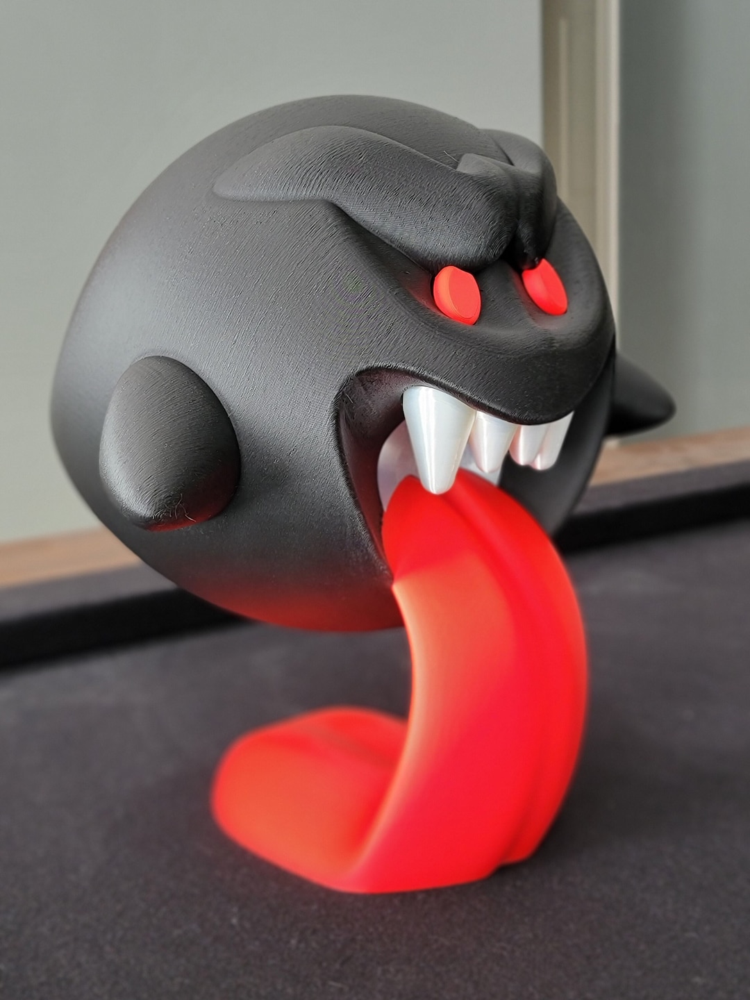 Large 12" Tall Black Super Mario Boo Ghost - Etsy