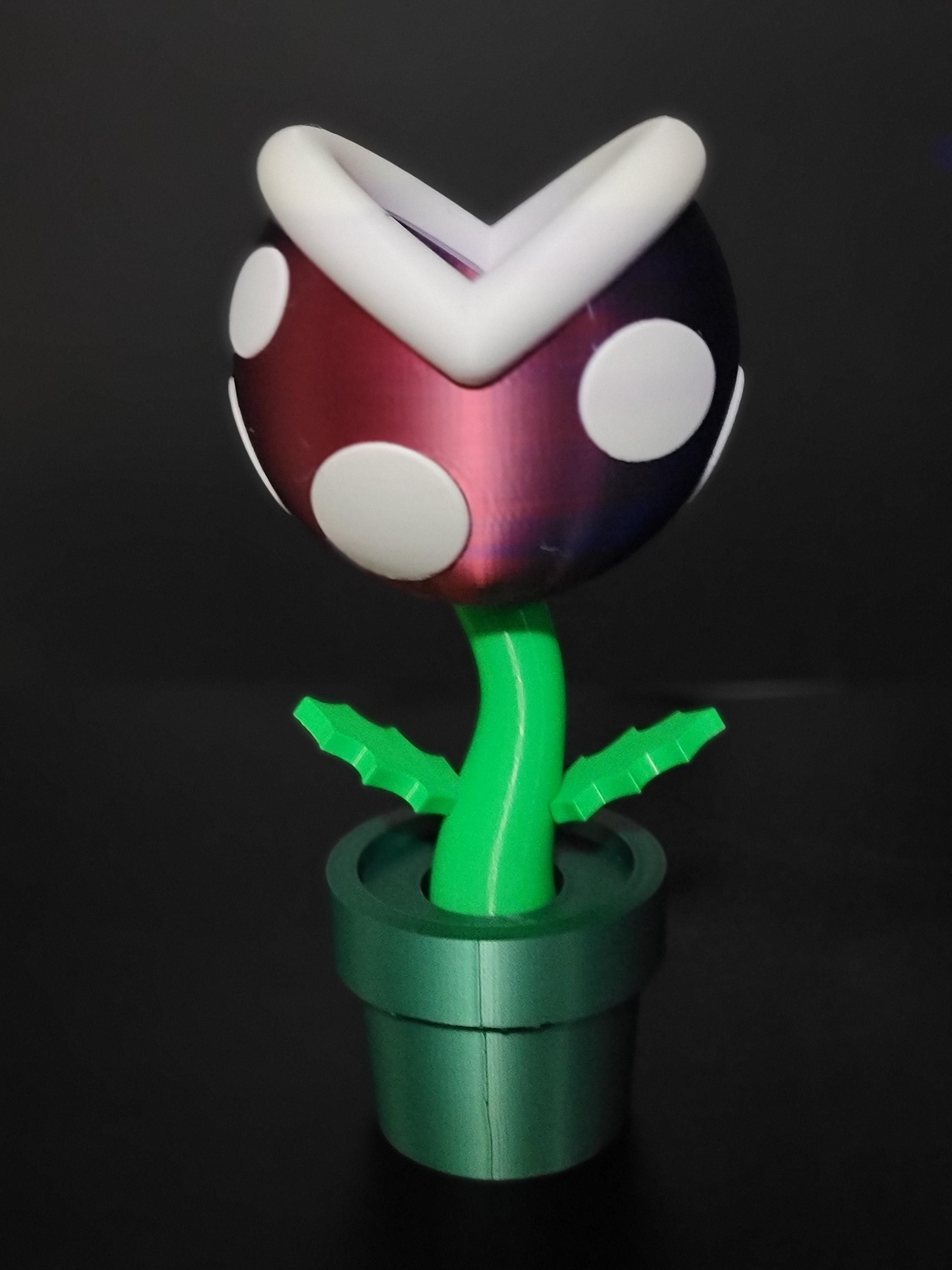 10 Blue/red Super Mario Piranha Plant Planter Pot Fun Nintendo Themed ...