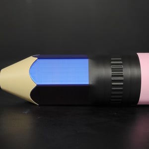 3D Printed 12" Blue/red Pencil Holder - Desk Organizer for Office ...