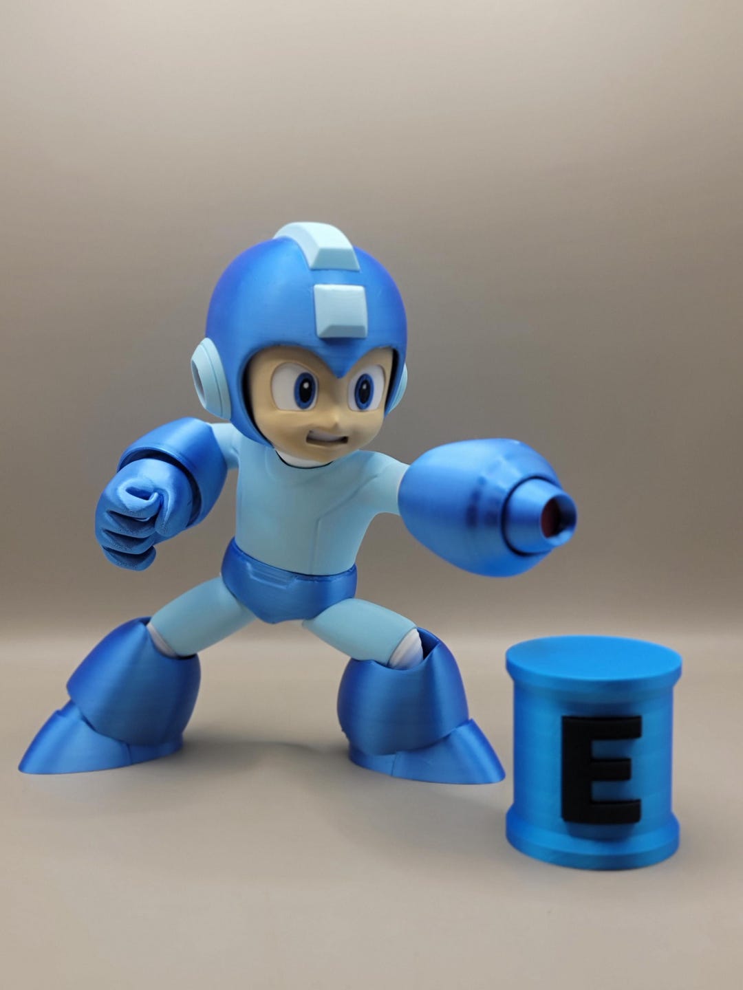 3D Printed Mega Man Action Figure: Retro Gaming Collectible (8.5" H) - Etsy