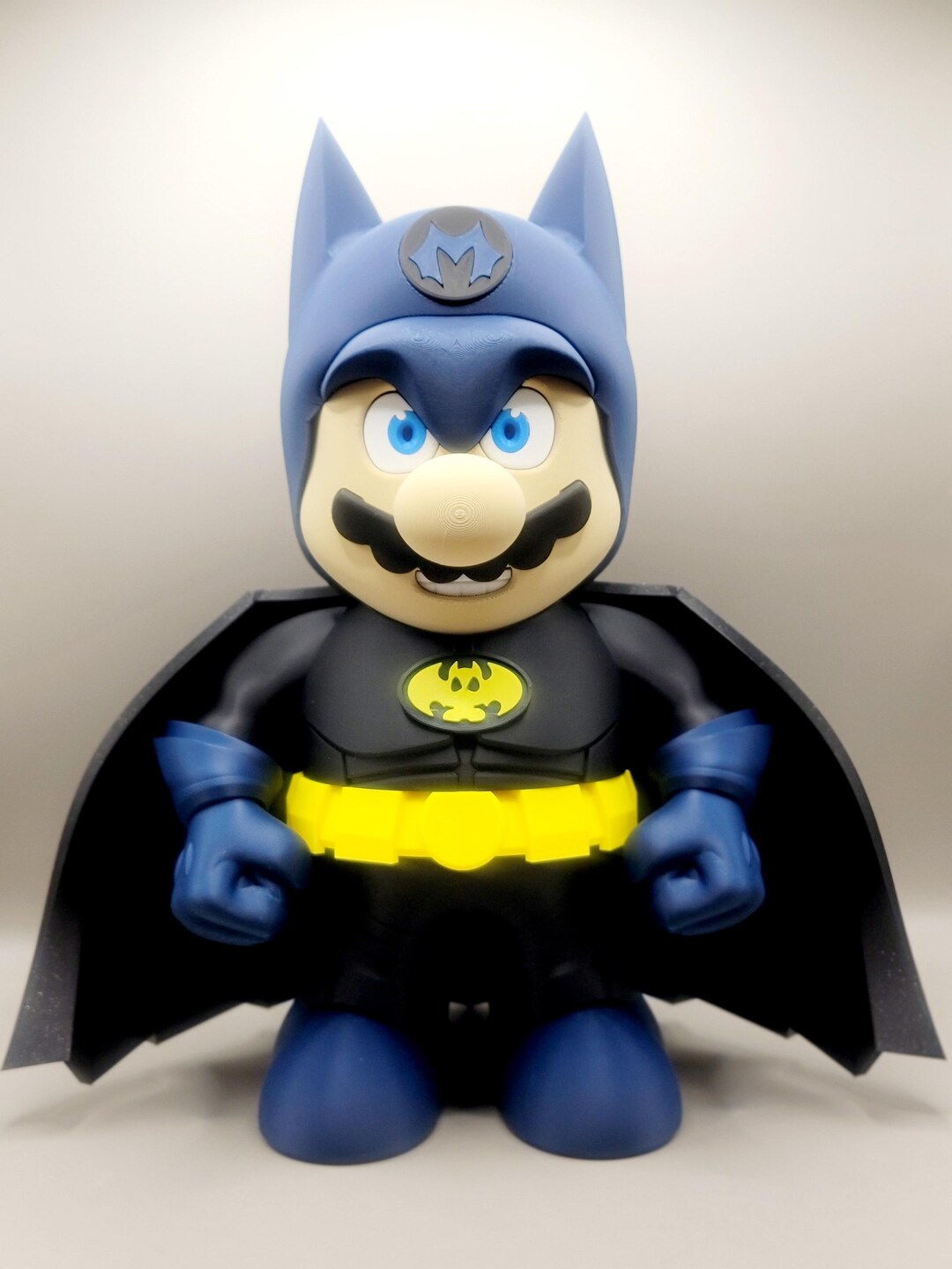 15" Super Mario Bat Mario Figurine | 3D Printed Collectible | Mario ...