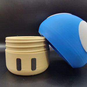 4" Super Mario Mushroom Container – Unique Storage Box for Collectibles ...