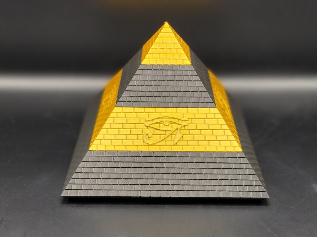 Pyramid Jewelry Box - 3D Printed Geometric Trinket Storage - Unique ...
