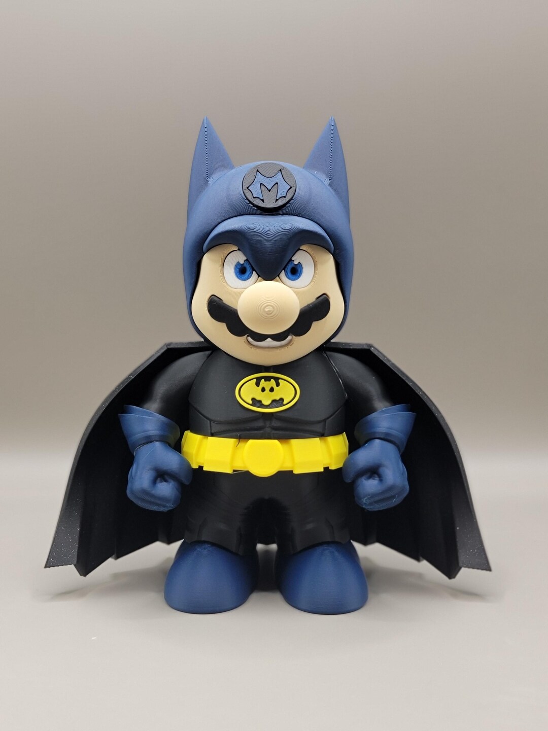 7" Super Mario Bat Mario Figurine | 3D Printed Collectible | Mario ...