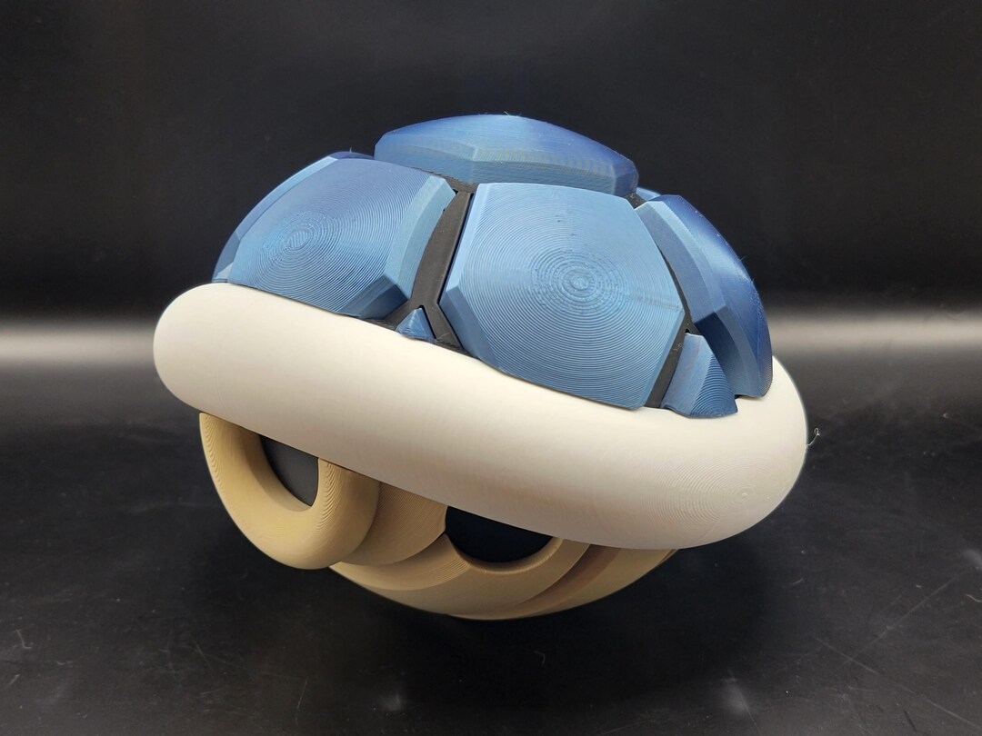 Metallic Blue Super Mario Turtle Shell: 3D Printed Gamer Trinket Box - Etsy