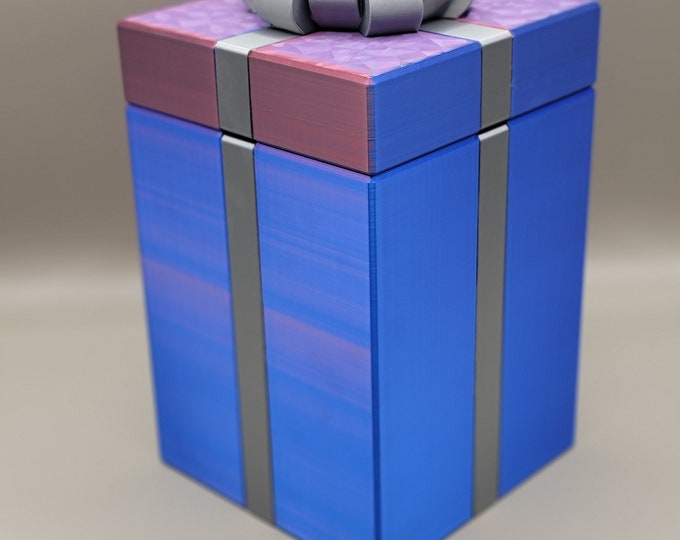 Round Ribbon Twist Lock Present Box – 3D Printed Gift Box With Twist ...