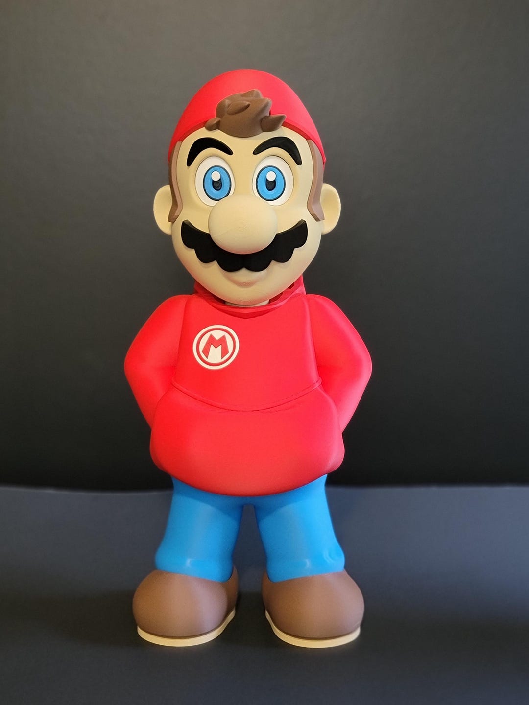 17.5" Chill Mario Figurine - Super Mario Collectible Statue, Gaming ...