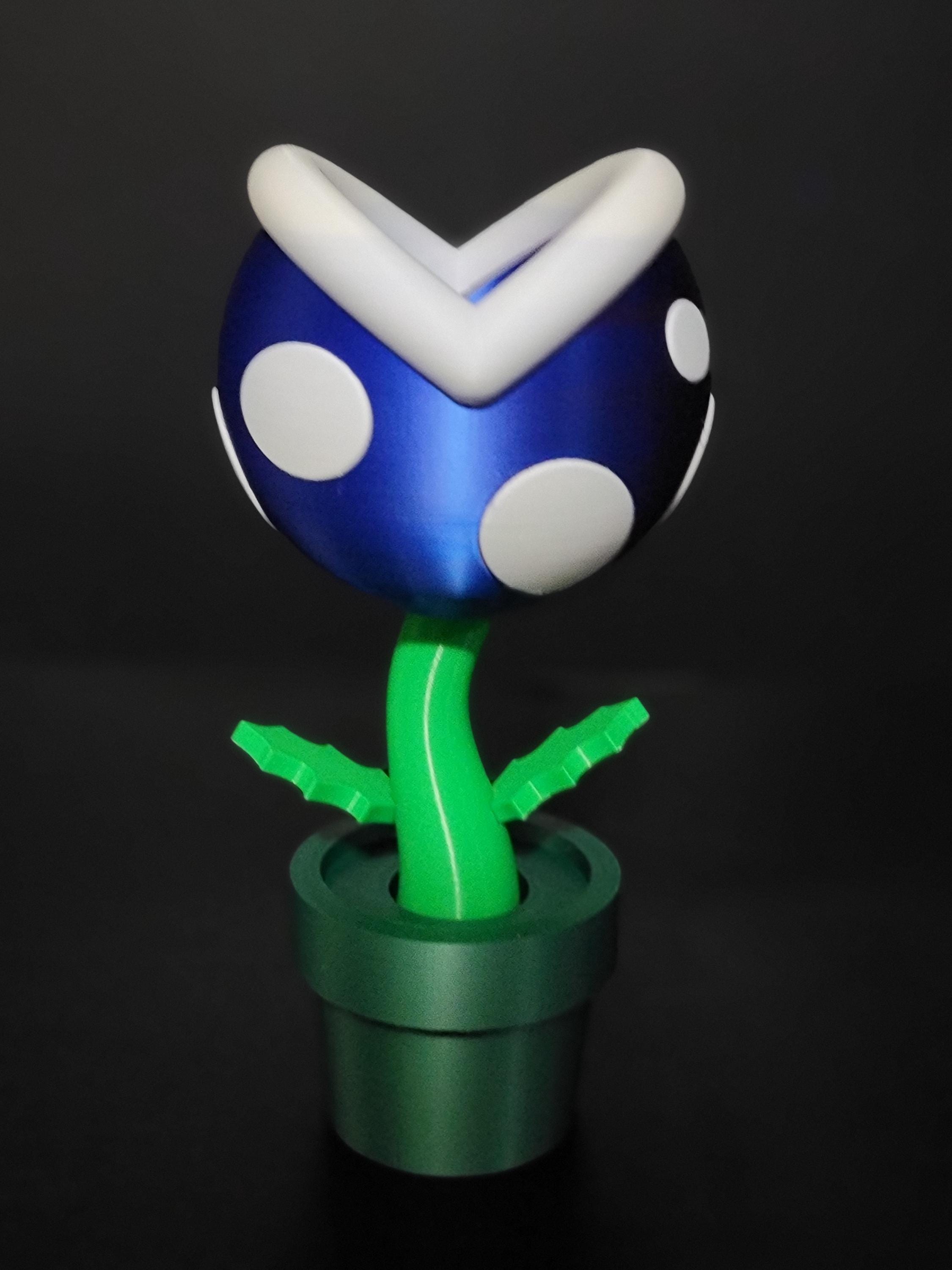 10 Blue/red Super Mario Piranha Plant Planter Pot Fun Nintendo Themed ...
