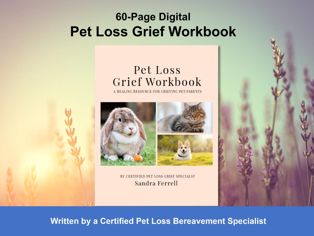 Pet Loss Grief Workbook (digital Booklet) - Etsy