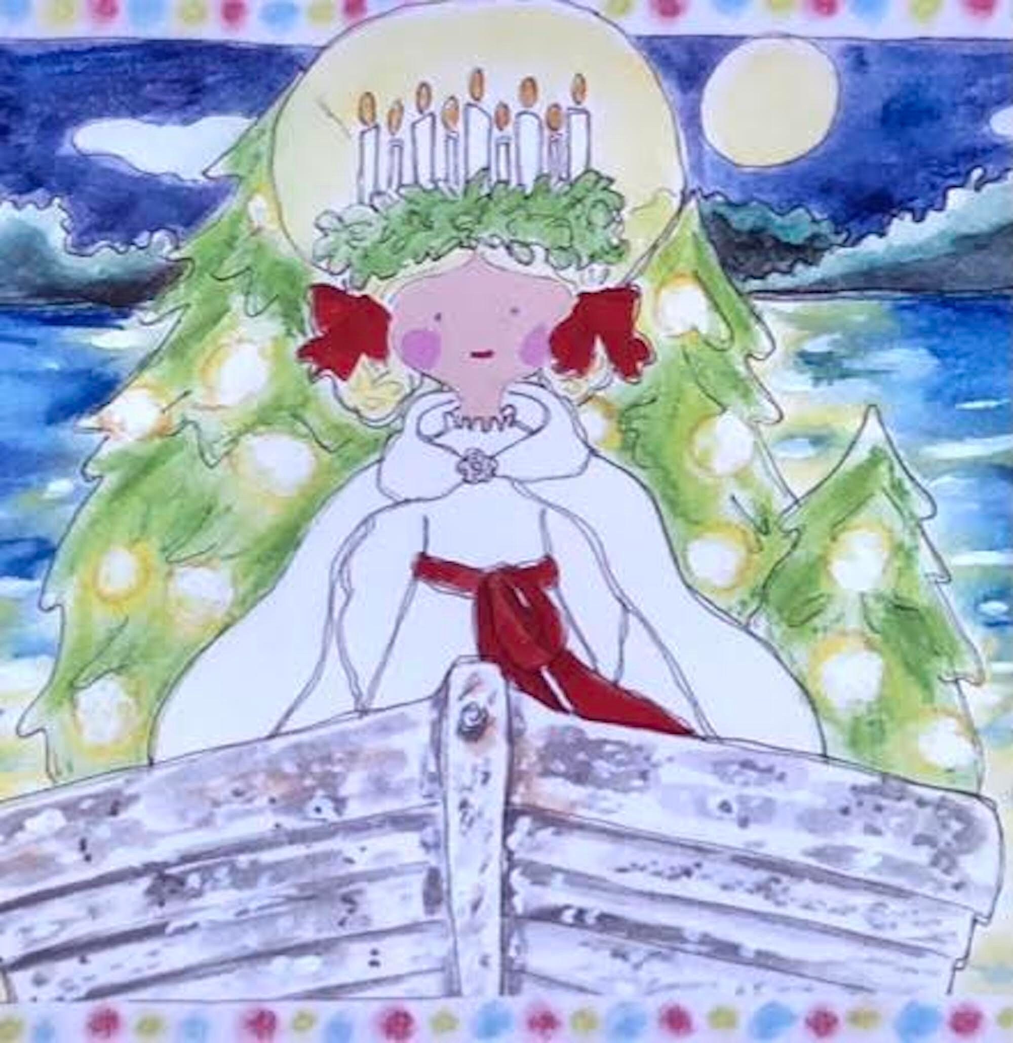 St. Lucia Card | Etsy