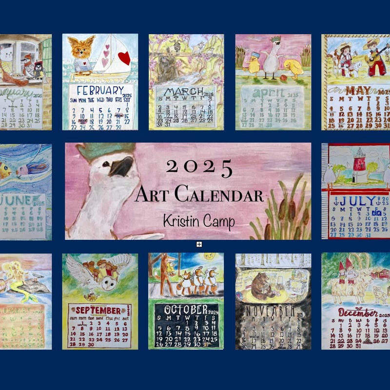 11x14 Art Calendar - Etsy