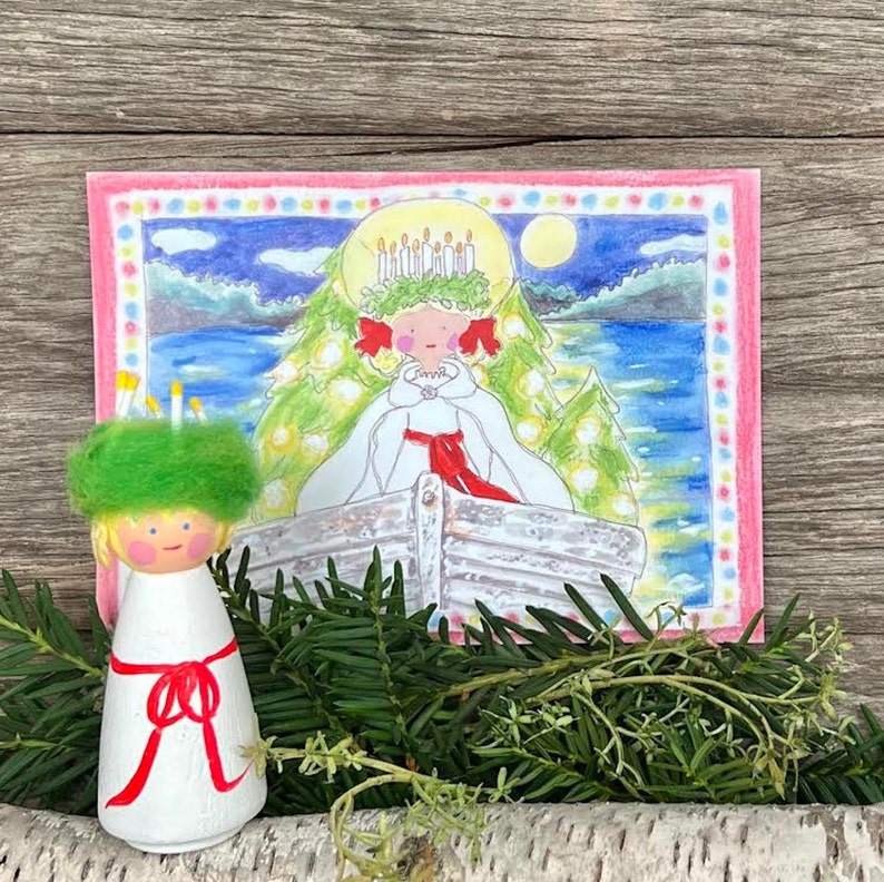 St. Lucia Card - Etsy