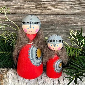 Viking Peg Doll - Etsy