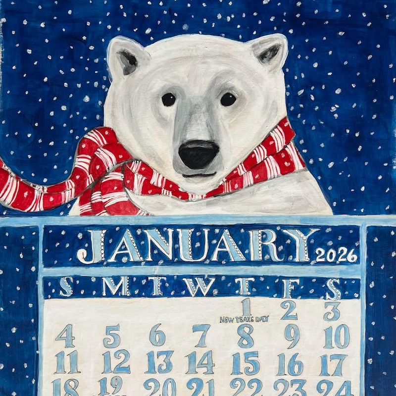 Bear Calendar - Etsy
