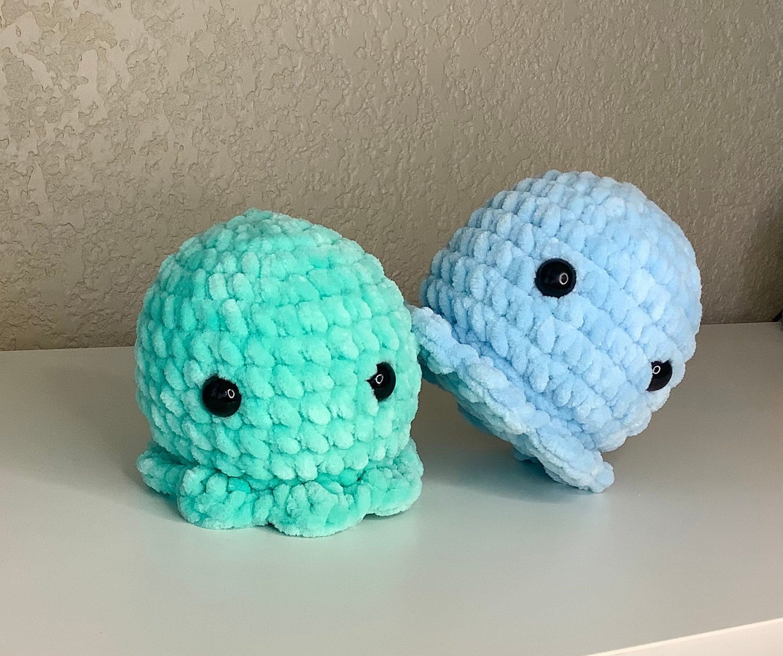 Crochet Mini Octo Octopus Amigurumi Stuffed Animal - Etsy