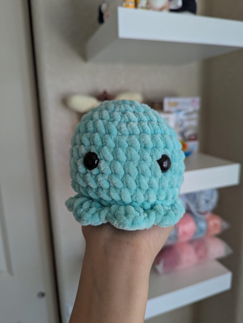 Crochet Mini Octo Octopus Amigurumi Stuffed Animal - Etsy