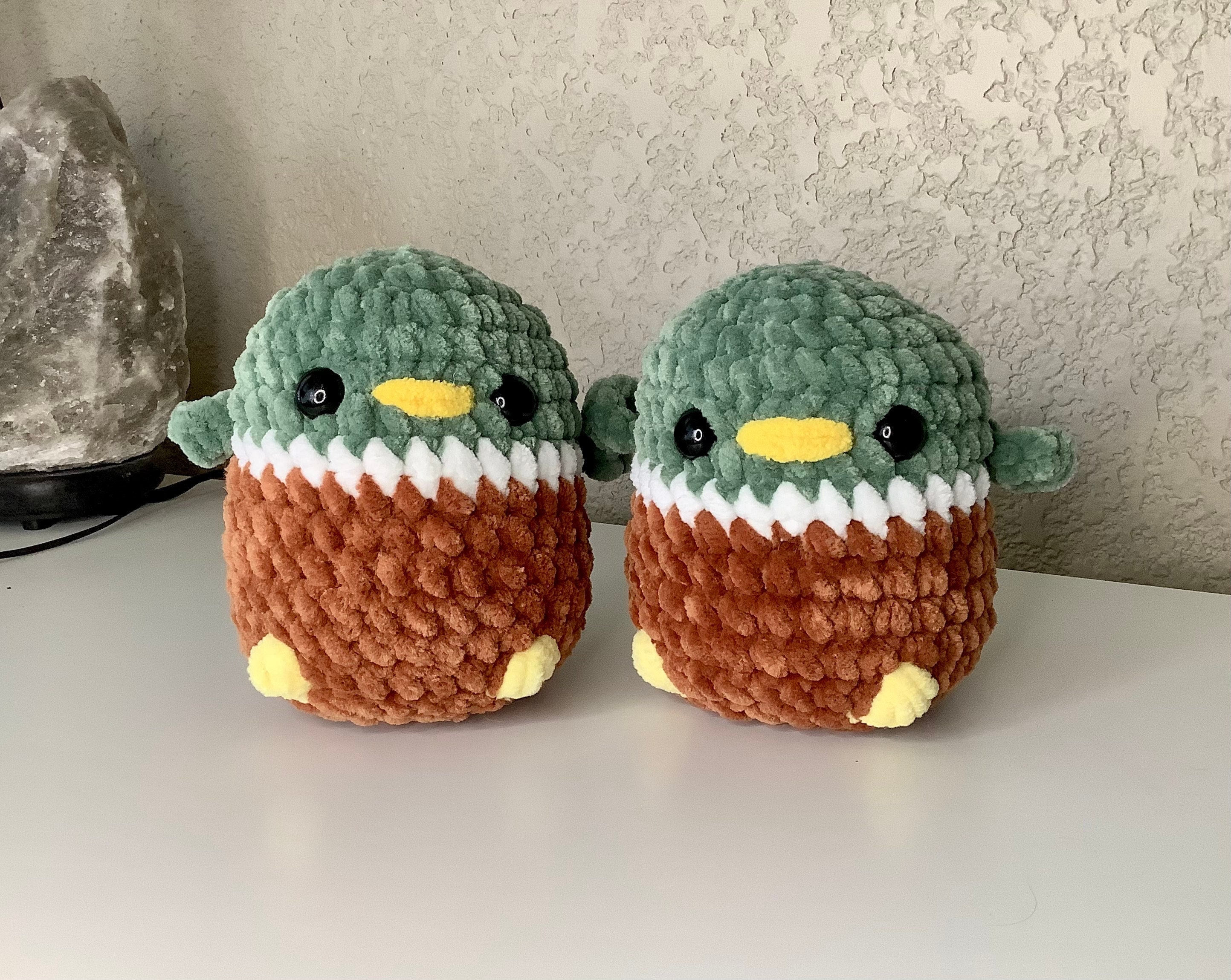 Crochet Flappy Mallard Duck Amigurumi Stuffed Animal - Etsy