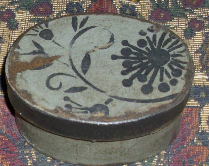 Paper Mache Primiitve Colonial Pewter Vine Box - Etsy