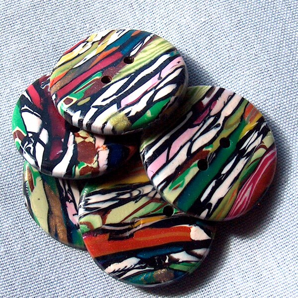 Clay Buttons - Etsy