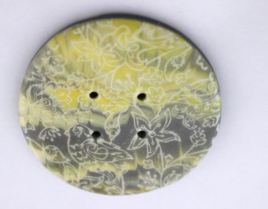 Extra Large Mokume Gane Buttons, Huge Buttons 2 Inch, 1 1/2 Inch ...