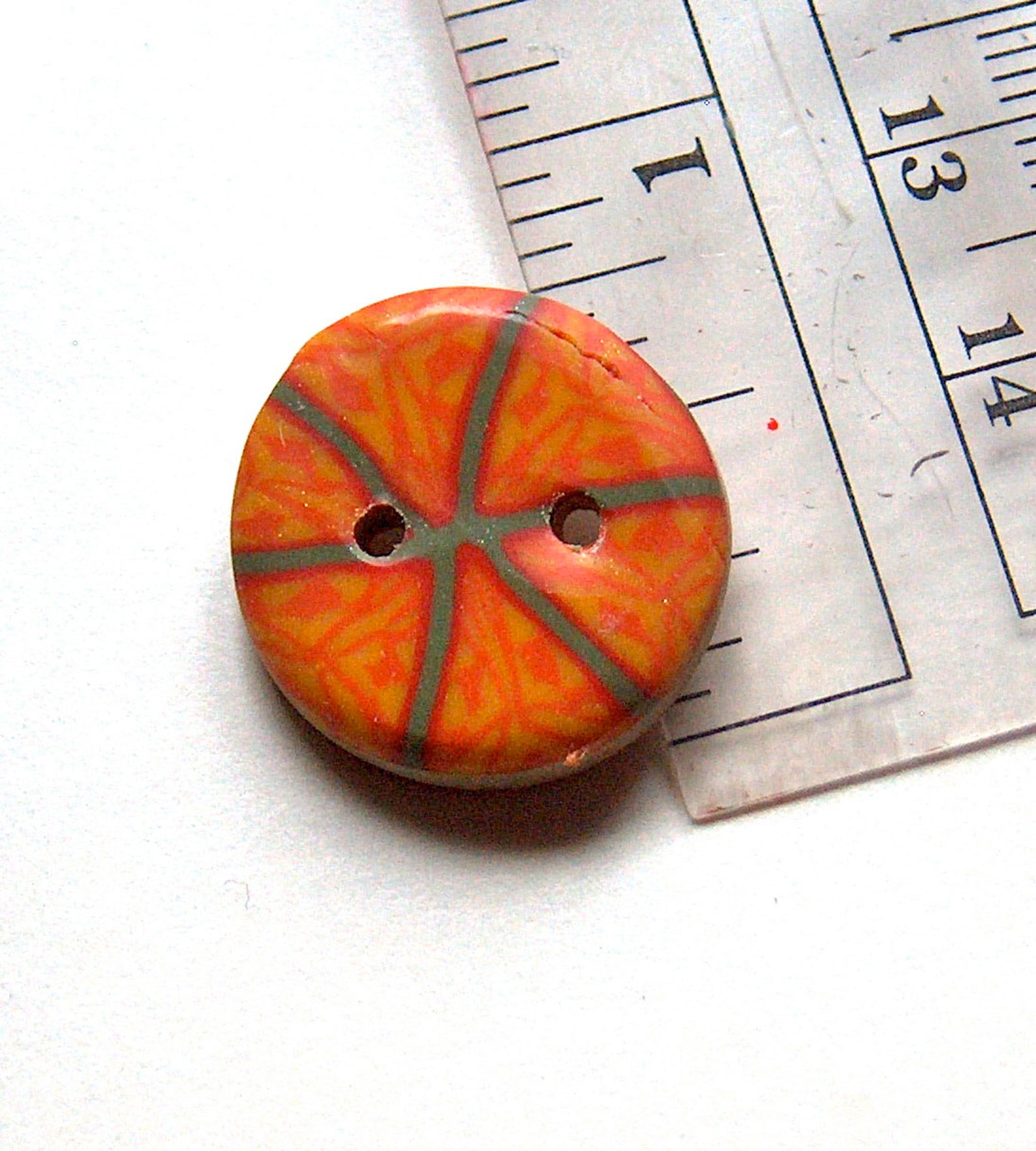 Red, Orange, Yellow and Green Buttons, No. 48 - Etsy