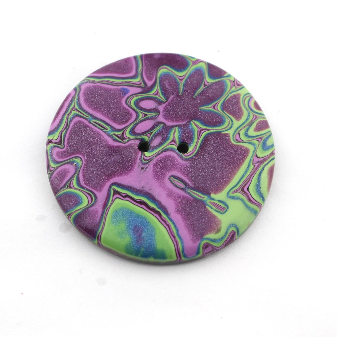 Huge Burgundy 3 Inch Button Extra Large Polymer Clay Buttons 2 | Etsy