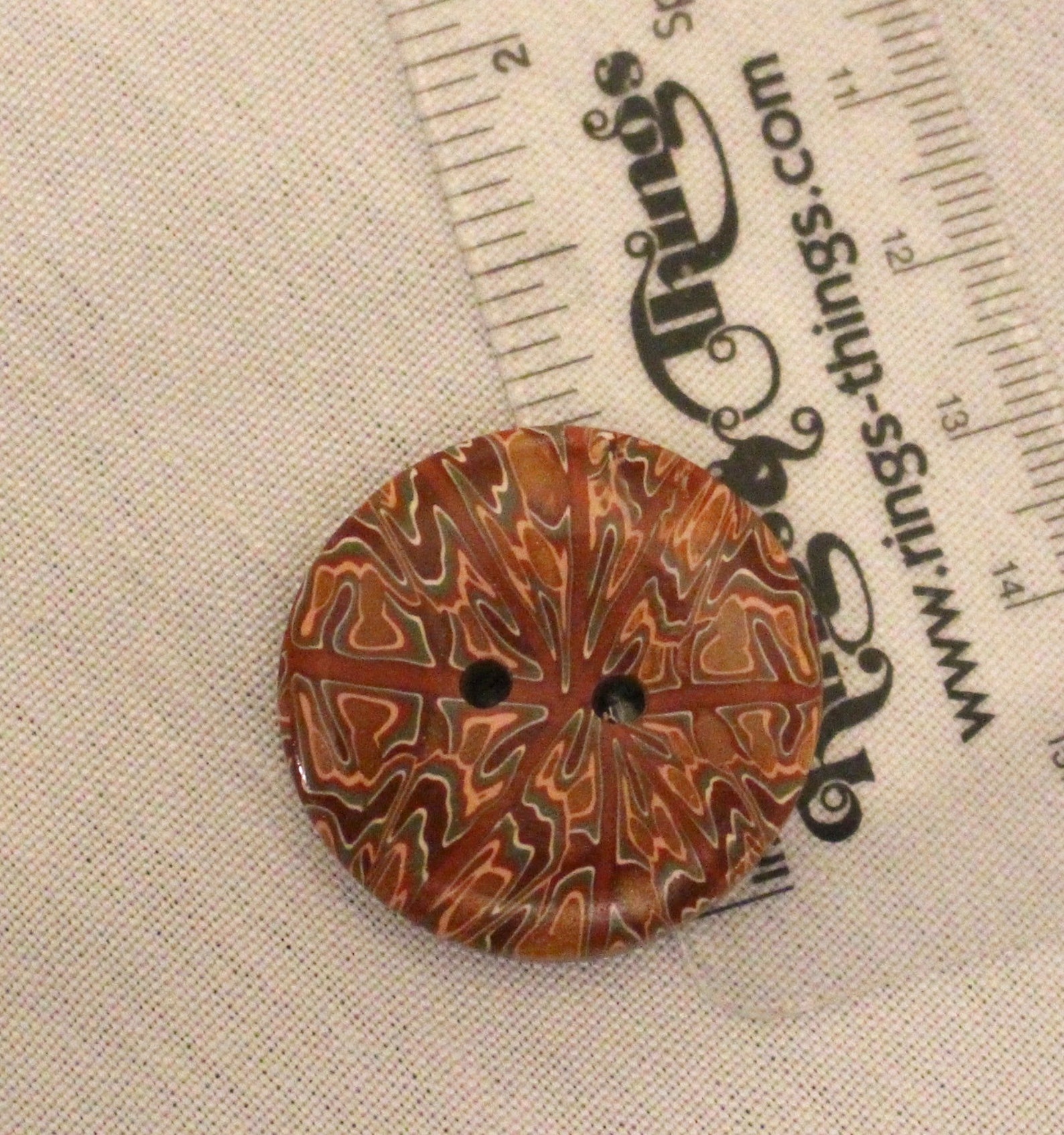 Large Polymer Clay Buttons Large Kaleidoscope Buttons Button - Etsy