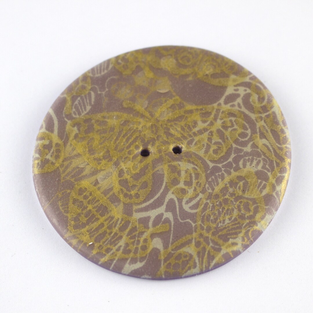 Huge 3 Inch Button Extra Large Polymer Clay Buttons 2 Inch Coat Buttons ...