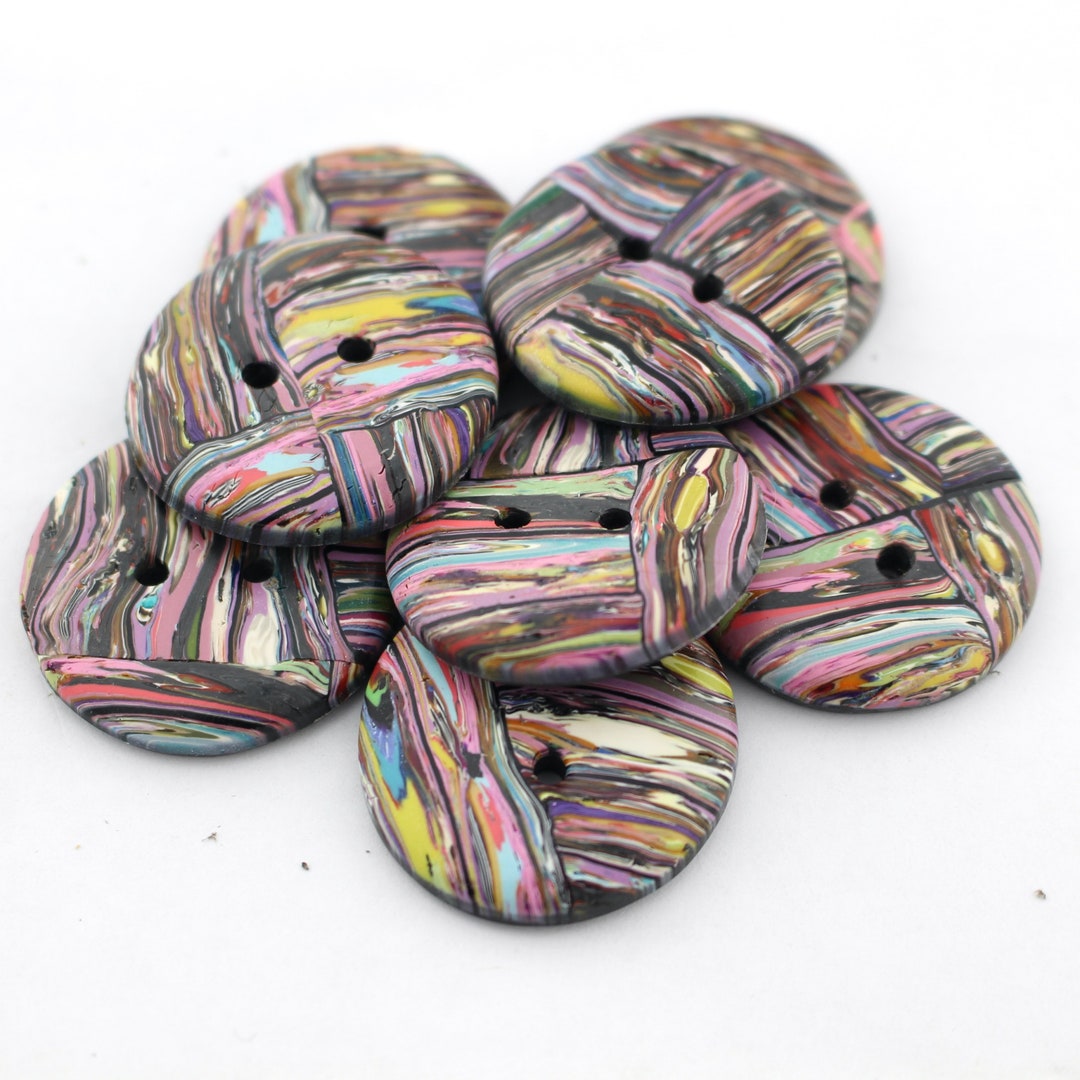 Large Uniquic Button Handcrafted Button, 1 1/4 Inch Buttons, 1 1/2 Inch ...