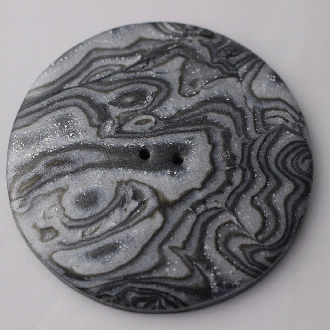 Huge 3 Inch Button Extra Large Polymer Clay Buttons 2 Inch, 2 1/2 Inch ...