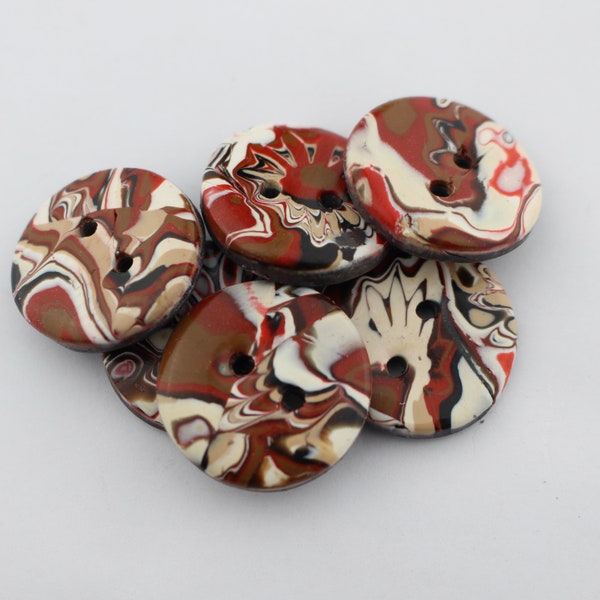 Polymer Clay Buttons - Etsy