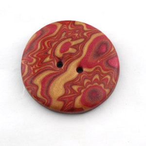 Red and Gold Big Buttons 1 1/2 Inch Red Button 1 Inch Red Button No ...