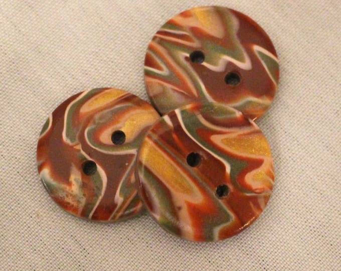 Large Handcrafted Buttons 1 Inch Button No. 359 - Etsy