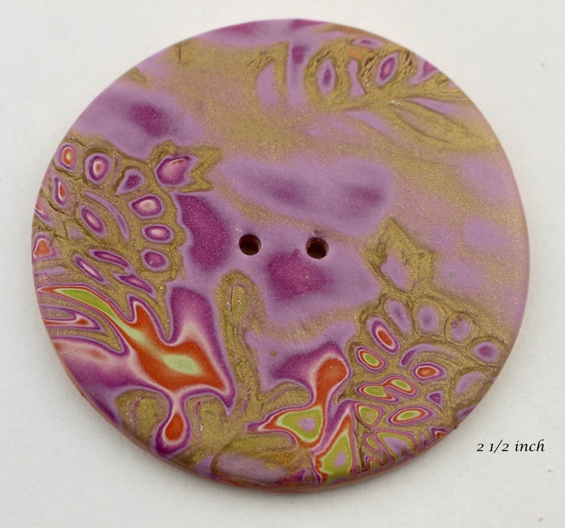 Extra Large 2 Inch Buttons Polymer Clay Buttons Gifts for Quilter ...