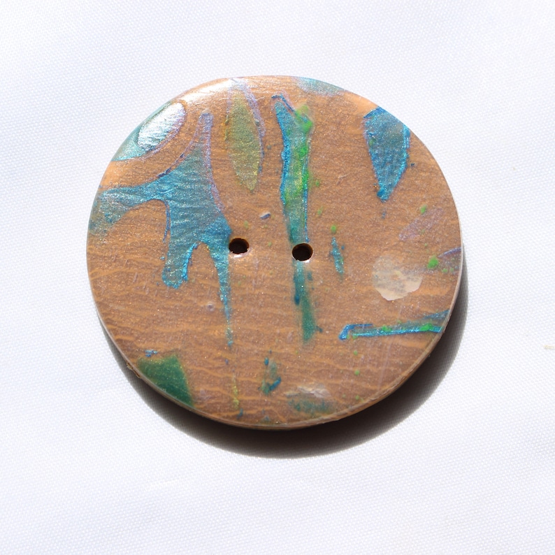 Extra Large Layered buttons 2 inch button or 2 1/2 inches | Etsy