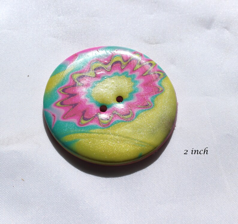 Hugh 3 Inch Button 2 Inch Green Buttons 2-inch Buttons 2 1/2 | Etsy