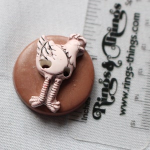 Big Handmade Farm Animal Buttons, Chicken Buttons, Cute Polymer Clay ...