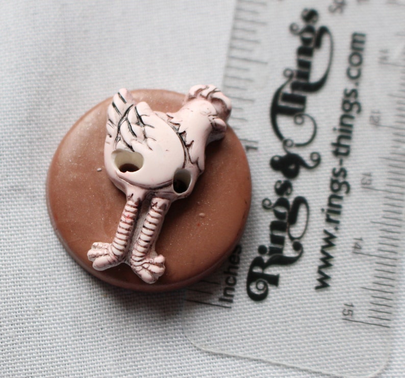 Big Handmade Farm Animal Buttons Chicken Buttons Cute - Etsy