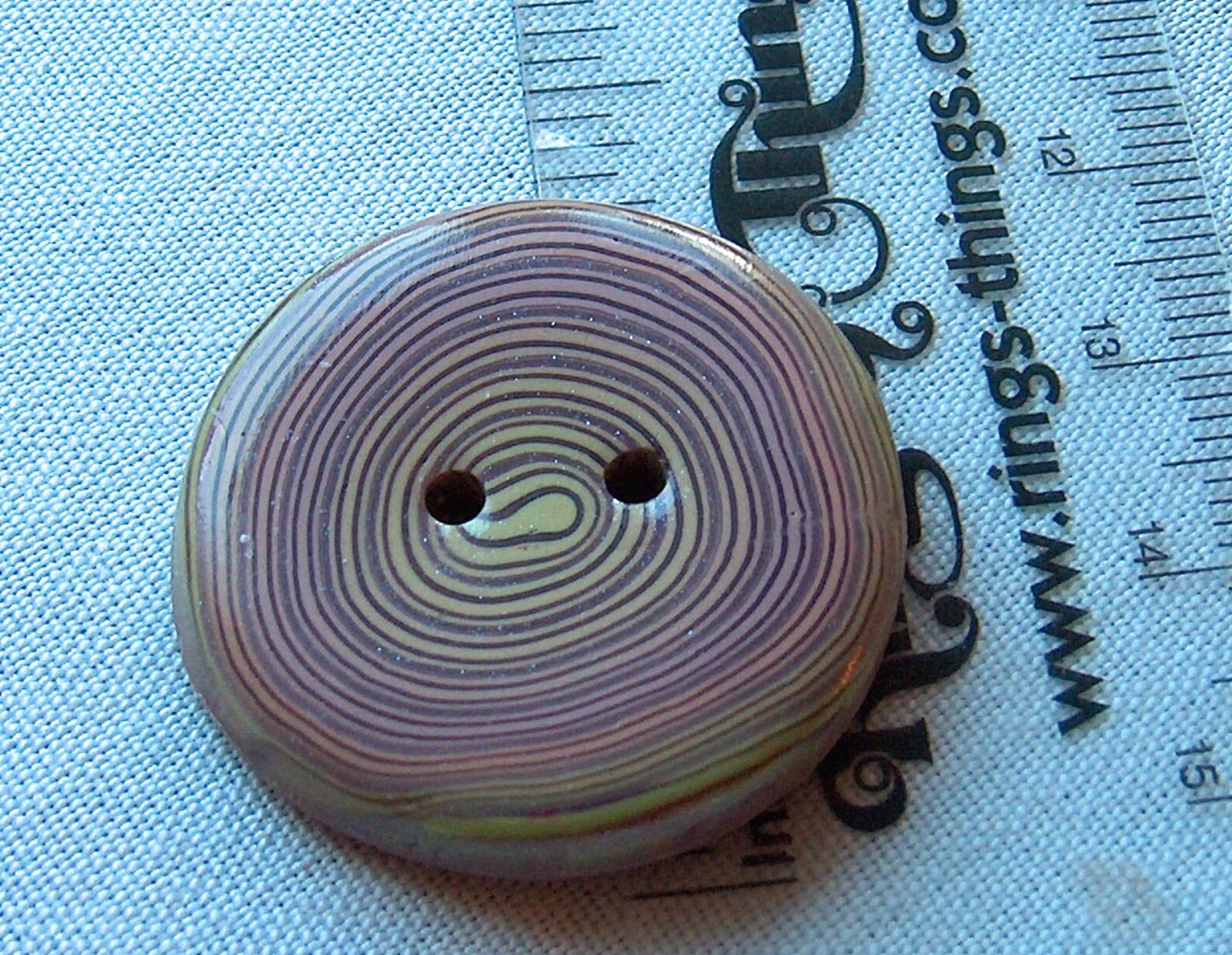 Polymer Clay Buttons Handmade Unique Buttons Large Brown - Etsy