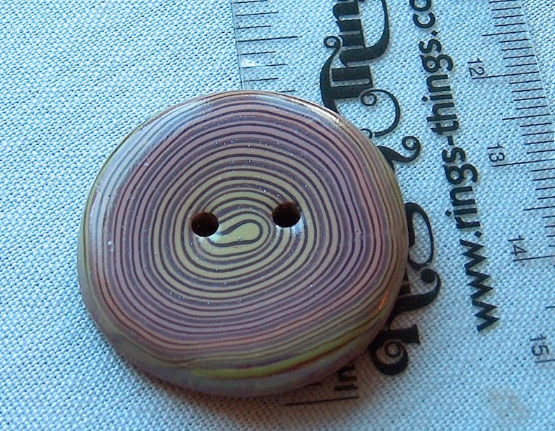 Polymer Clay Buttons Handmade Unique Buttons Large Brown - Etsy
