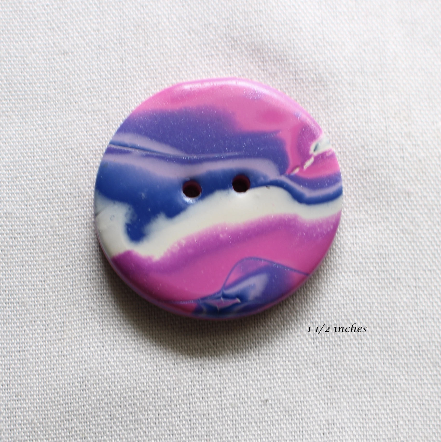 Big Handcrafted colorful Buttons 1 inch buttons 2.5 cm | Etsy