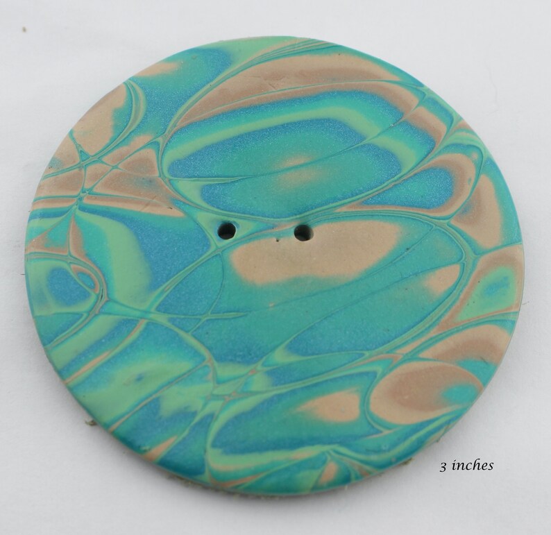 Extra Large Buttons Beach Color Buttons 2 Inch Buttons Huge | Etsy