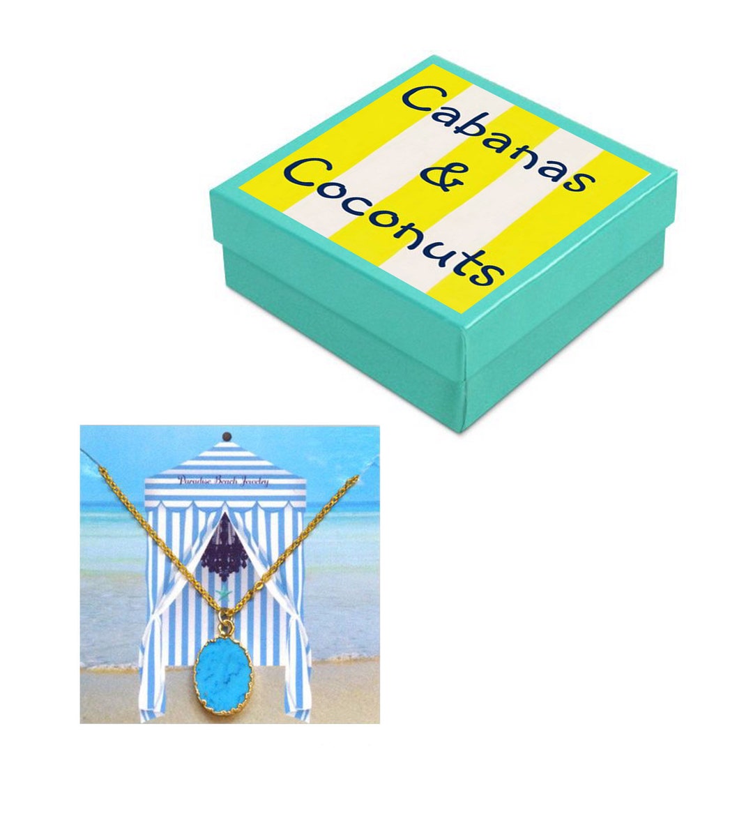 Coconuts Necklace Gift Box Set/ Birthday Gift for Her/destination ...