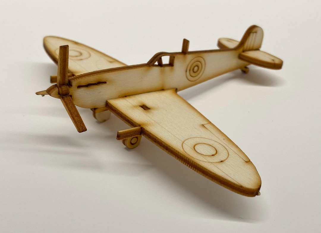 Spitfire Laser Cut Model - Etsy