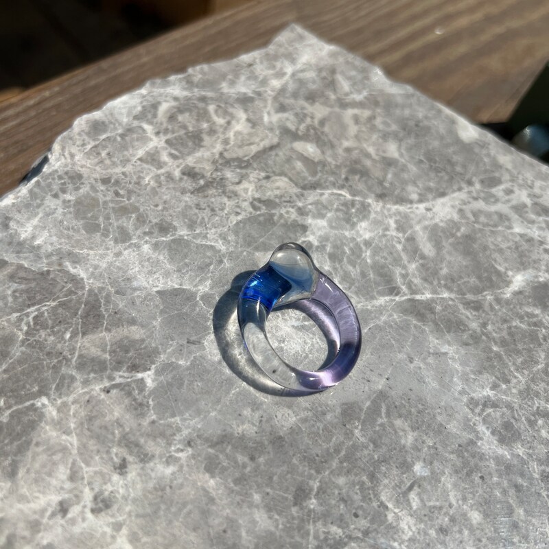 Handmade Glass Ring - Etsy
