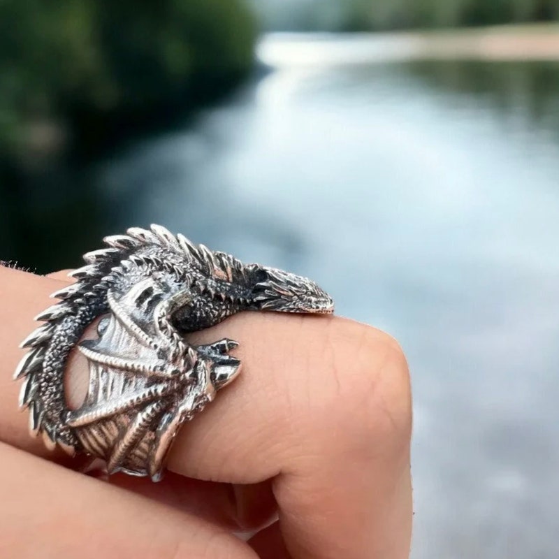 Dragon Rings for Men - Etsy