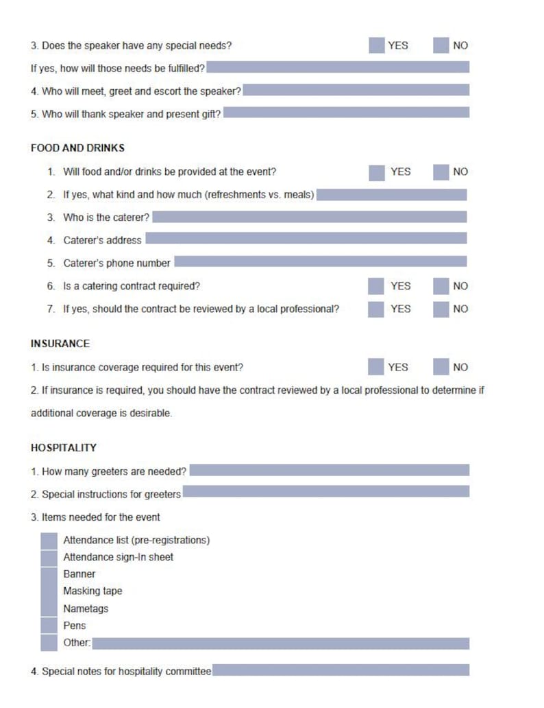 Event Budget Worksheet Printable PDF Module - Etsy